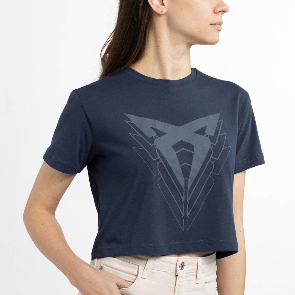 CUPRA BIG LOGO T-SHIRT Damen, MOONSLATE - Online Shop - CUPRA E-Shop