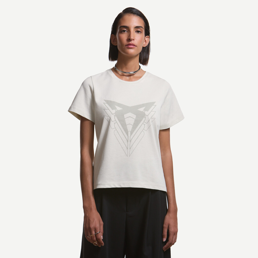 CUPRA Big Logo Taiga T-Shirt Damen - Online Shop - CUPRA E-Shop